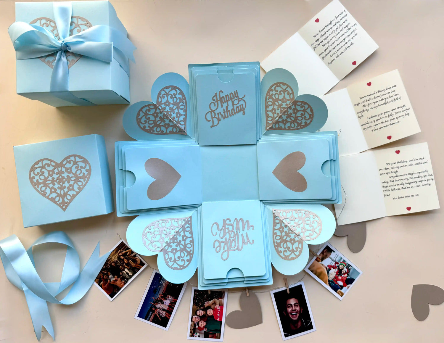 Birthday Explosion Gift Box | Blue Xplosion Box