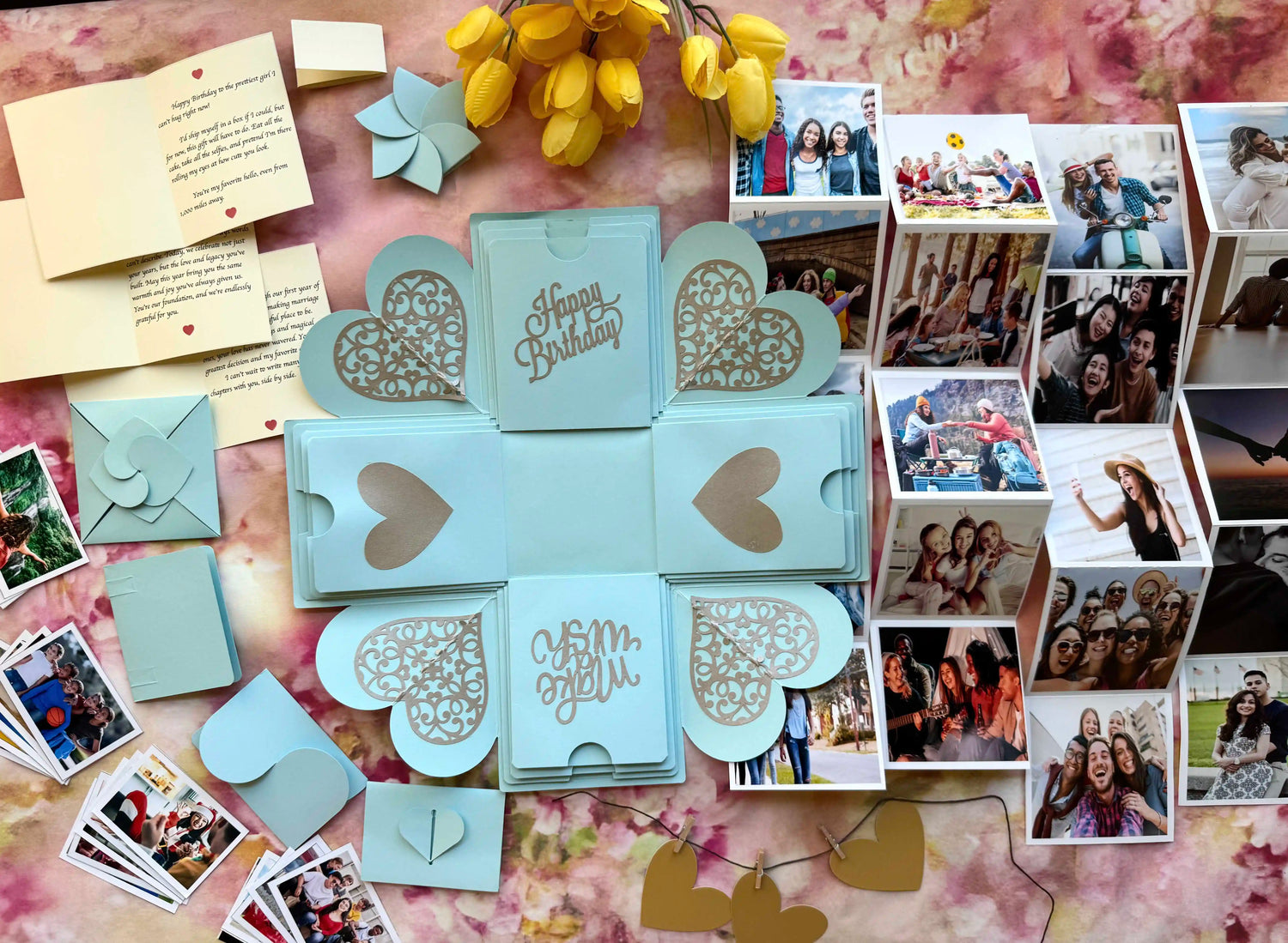 Birthday Explosion Gift Box | Blue Xplosion Box